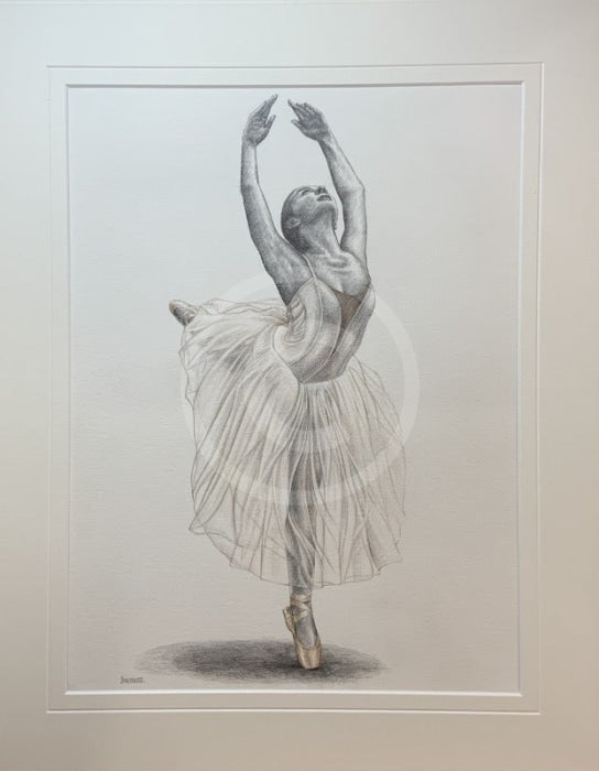 Ballerina Pencil Drawing