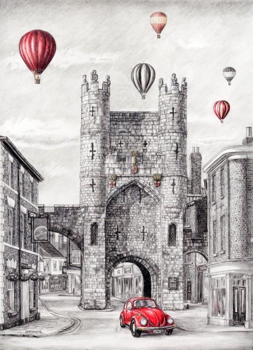 ORIGINAL - Bar Humbug; Pencil Drawing by Mark Braithwaite