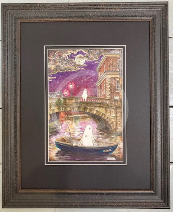 ORIGINAL Beneath The Sheets - The Shrouded Lady and the Night Fisherma