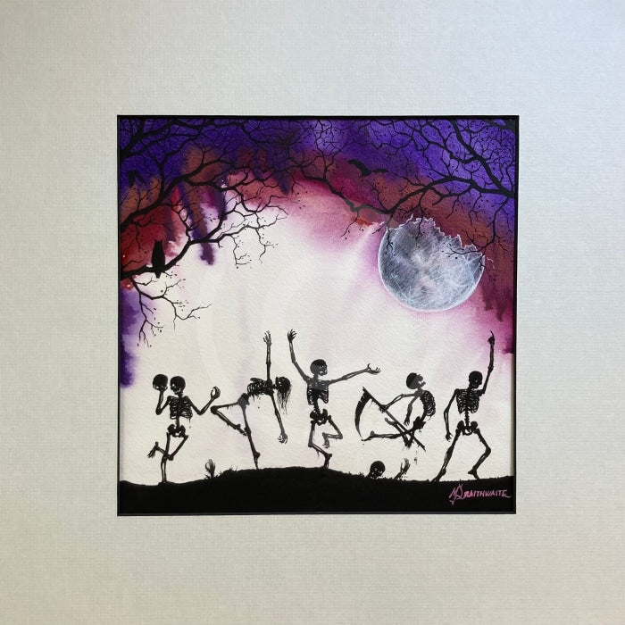 ORIGINAL Zombie Apocalypse; Death Moon, Dance of the Dead by Mark Brai