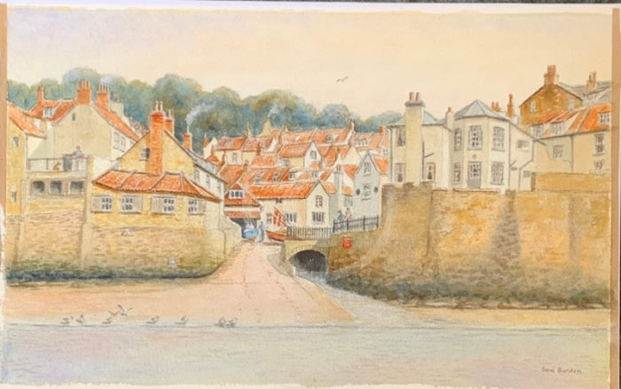 Robin Hood's Bay - Sam Burden ORIGINAL WATERCOLOUR