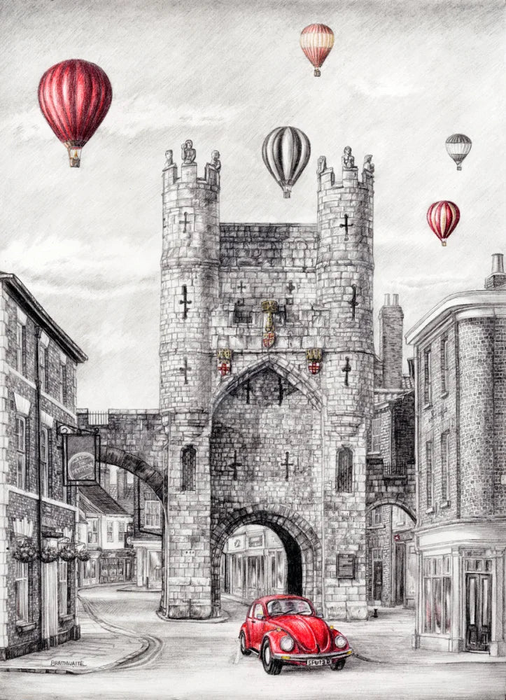 SOLD ORIGINAL - Bar Humbug; Pencil Drawing by Mark Braithwaite