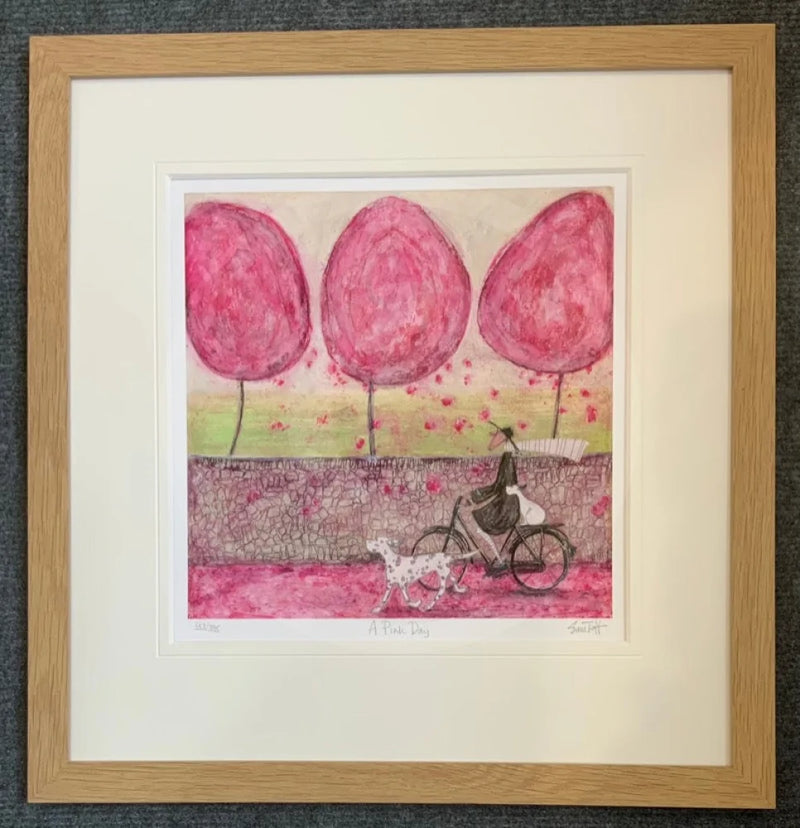 A Pink Day LIMITED EDITION by Sam Toft at The Braithwaite Gallery York