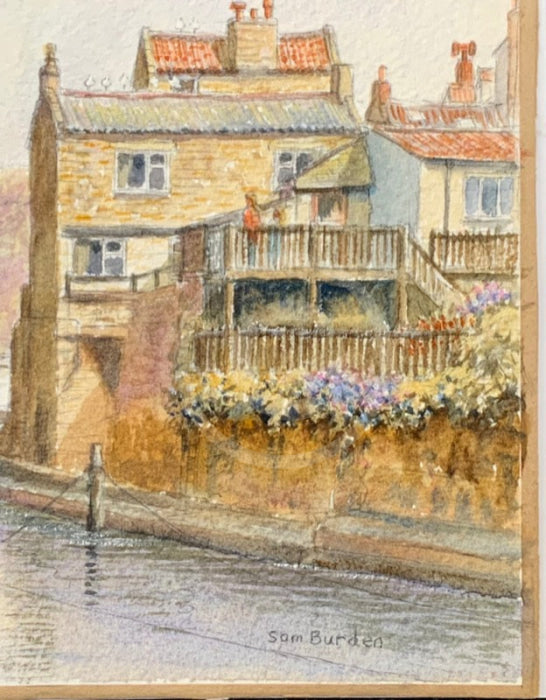 Staithes, Down Beck - Sam Burden ORIGINAL WATERCOLOUR