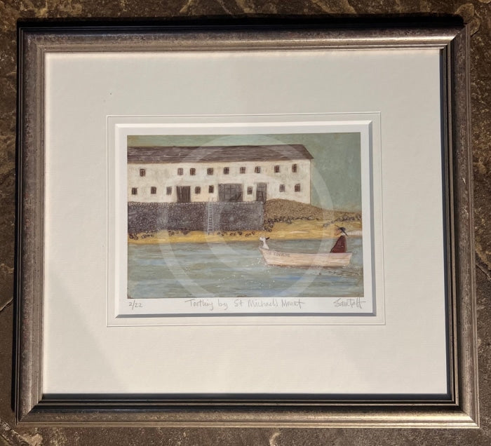 SOLD Tootling by St Michael’s Mount by Sam Toft - Framed Limited Editi