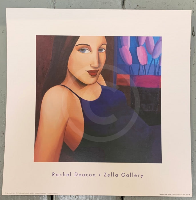 Woman with Tulips by Rachel Deacon